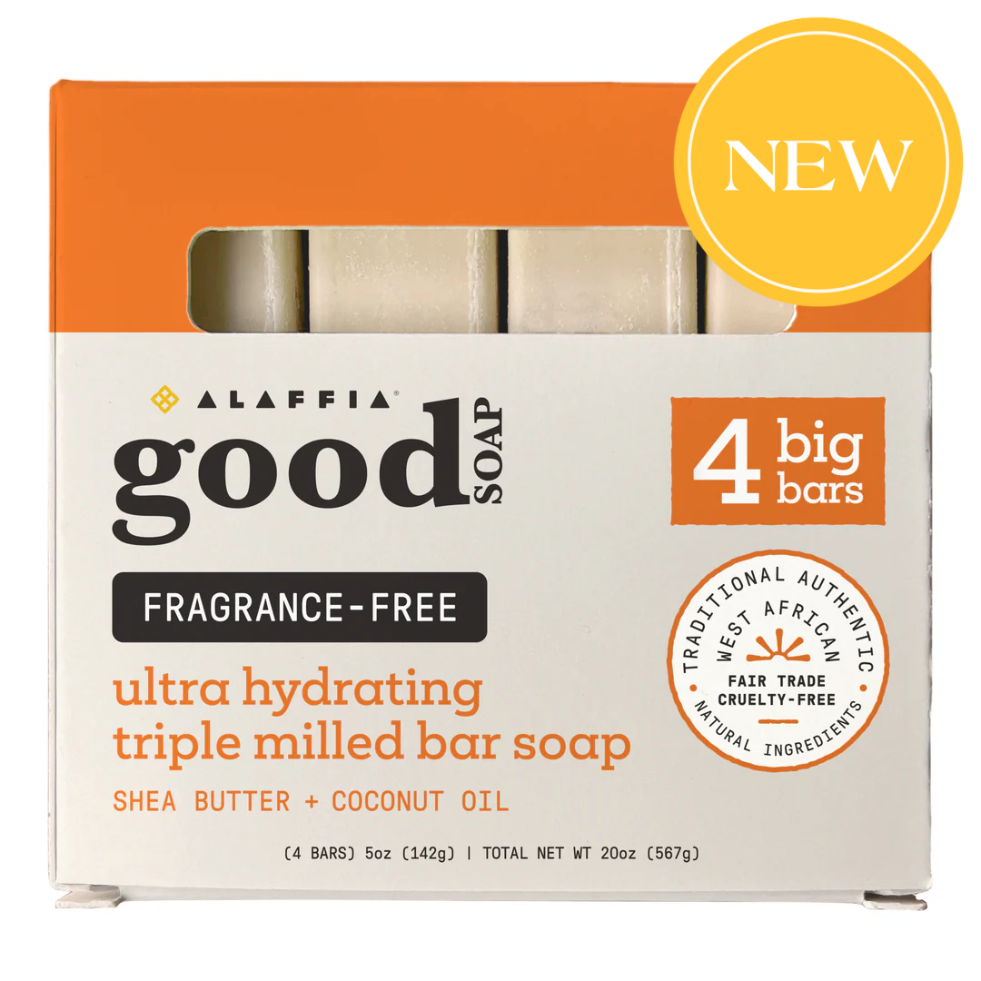 Good Soap Bar Soap Multipack Unscented – Alaffia