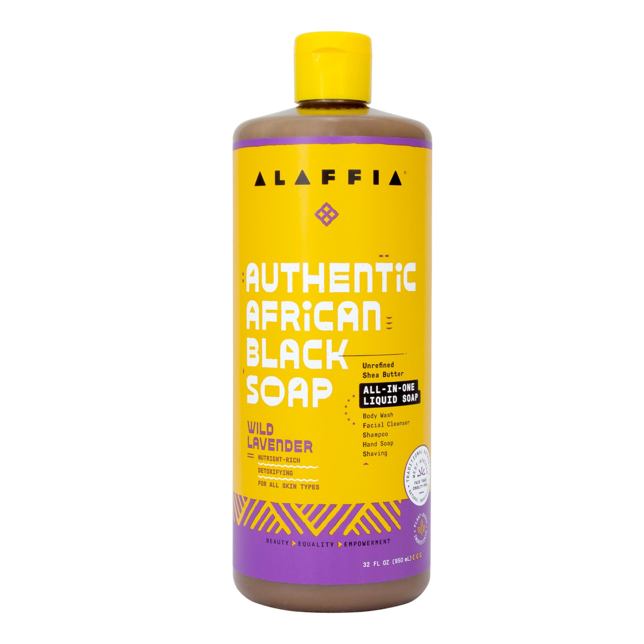Authentic African Black Soap All-In-One - Wild Lavender – Alaffia